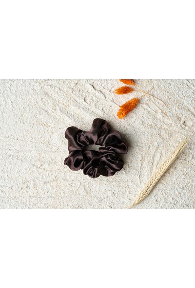 Toshe Kadın Tekli Saten Saç Lastik Toka