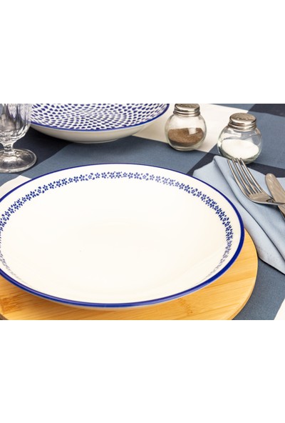 Rêve Bleu Joie Yemek Tabağı - Mavi - 20 cm Rêve Bleu Joie Yemek Tabağı - Mavi - 20 cm