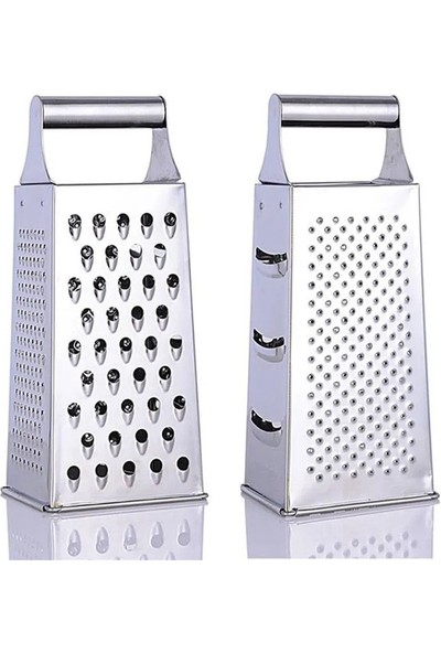 Alışveriş Zamanı 4 Yönlü Paslanmaz Çelik Rende Alışveriş Zamanı 4 Yönlü Paslanmaz Çelik Rende