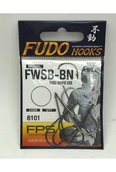 Fudo Hooks - Fwsb-Bn İĞNE-6101-3/0-1/0-2 Siyah - 3/0 Fudo Hooks - Fwsb-Bn İĞNE-6101-3/0-1/0-2 Siyah - 3/0
