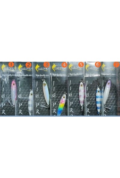 Eurofish Jig Yemi Eurofish Jigpro Uv Glow 12GR Micro Jig Mavi