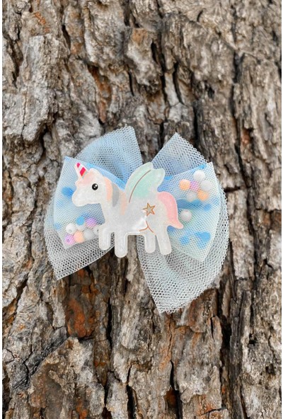 Şubu Tasarım Fiyonk Figürlü Pens Toka Mavi SBT0906