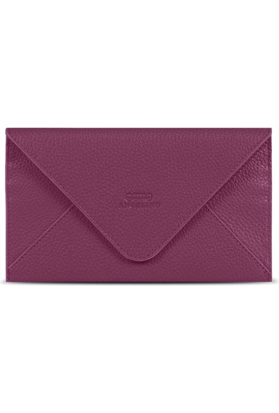 Otto Angelino Ultra Ince Hakiki Deri Büyük Cüzdan - Rfıd Korumalı Yuva - Unisex - Mor Otto Angelino Ultra Ince Hakiki Deri Büyük Cüzdan - Rfıd Korumalı Yuva - Unisex - Mor