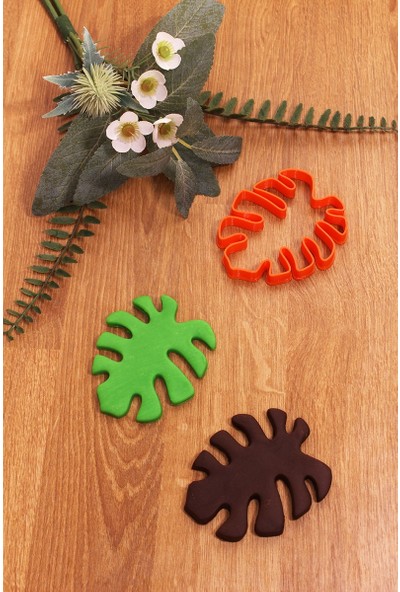 Maflen Tropik Yaprak Kurabiye Kalıbı ve Hamur Şekillendirici