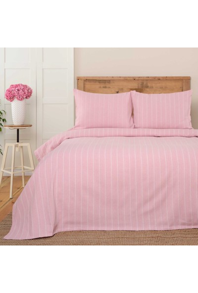 Karaca Home Vella Pudra Çift Kişilik Yatak Örtüsü