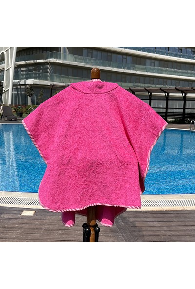 Ewp Pembe Renkli Çok Amaçlı Organik Çocuk Havlu Panço Standart Beden Ewp Pembe Renkli Çok Amaçlı Organik Çocuk Havlu Panço Standart Beden