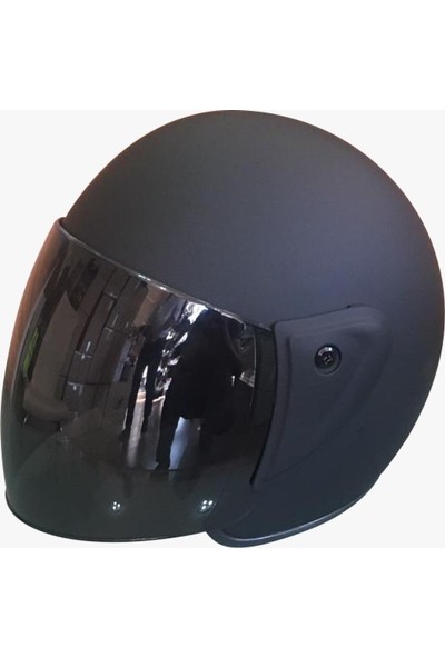 Free-M 009 Yarım Kask Mat Siyah S