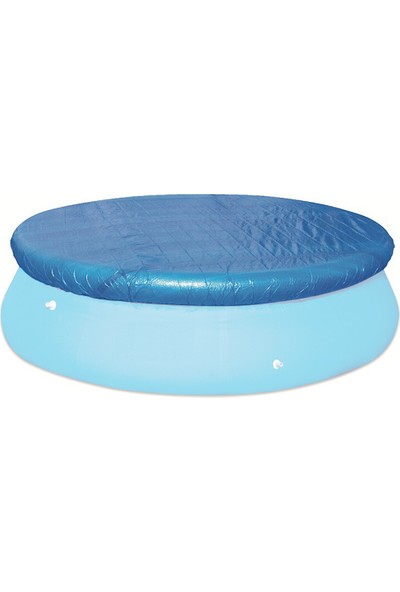 KKmoon Yuvarlak Havuz Örtüsü Suya Dayanıklı Pe Yüzme Havuzu