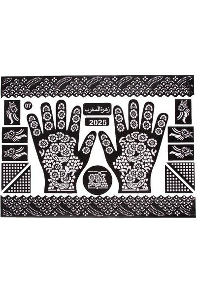 Strongart Hint Kınası Şablonu