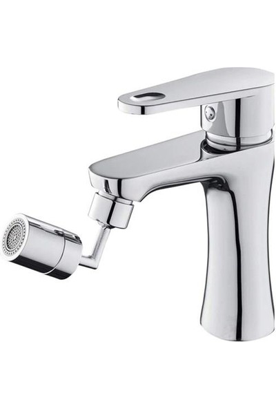 Giyincel 720 Derece Dönebilen 4 Filtreli Tüm Musluklarla Uyumlu Aparatlı Başlık Giyincel 720 Derece Dönebilen 4 Filtreli Tüm Musluklarla Uyumlu Aparatlı Başlık