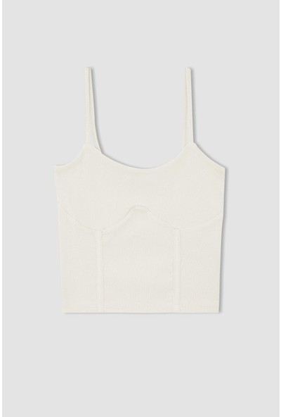 DeFacto Slim Fit V Yaka Kaşkorse Atlet Y7074AZ22SM