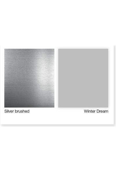 Hafele Mutfak Tezgah Arası Kaplama Silver Brush./winter Dreams