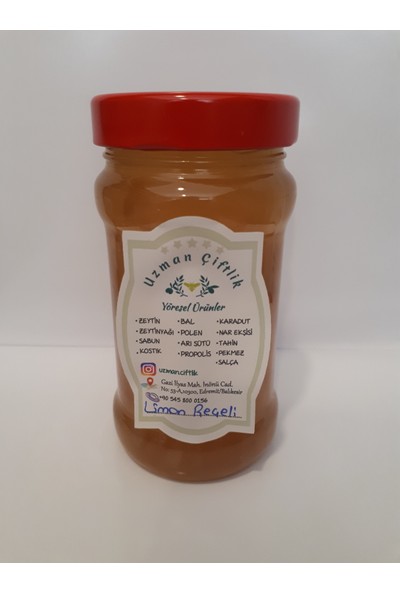 Uzman Çiftlik Limon Reçeli 500 cc Uzman Çiftlik Limon Reçeli 500 cc