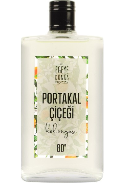 Egeye Dönüş Portakal Çiçeği Kolonyası Cam Şişe 200 ml (80 Derece) - (Parfümlü)