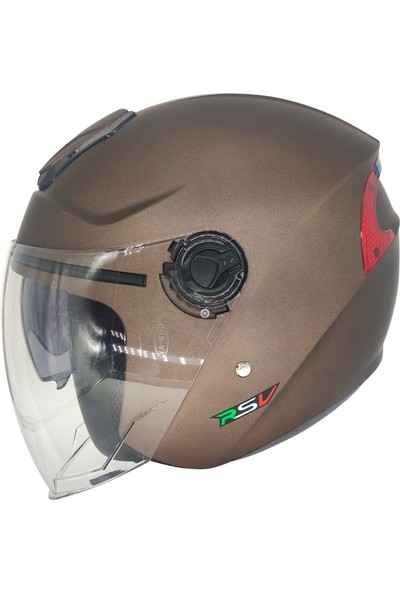 Rsv 618 Güneş Vizörlü Yarım Kask Kahverengi Rsv 618 Güneş Vizörlü Yarım Kask Kahverengi
