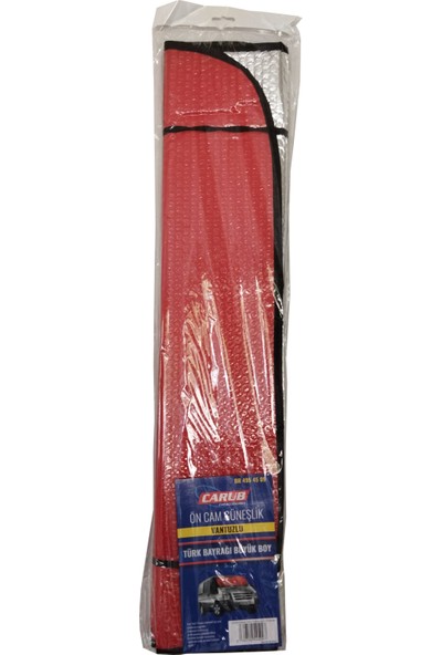 Carup Carub Perde Güneşlik Ön Büyük Boy Türk Bayrağı Carup Carub Perde Güneşlik Ön Büyük Boy Türk Bayrağı