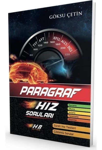 Hız Yayınları Hız ve Renk TYT AYT KPSS ALES DGS Paragraf Hız Soruları Hız Yayınları Hız ve Renk TYT AYT KPSS ALES DGS Paragraf Hız Soruları