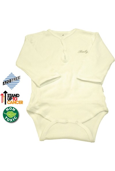 Sema Baby Uzun Kol Kaşkorse Badi (Body) - Ekru 12-18 Ay Sema Baby Uzun Kol Kaşkorse Badi (Body) - Ekru 12-18 Ay