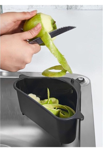 Vantuzlu Süzgeçli Pratik Lavabo Çöpü Çok Amaçlı Lavabo Süzgeci