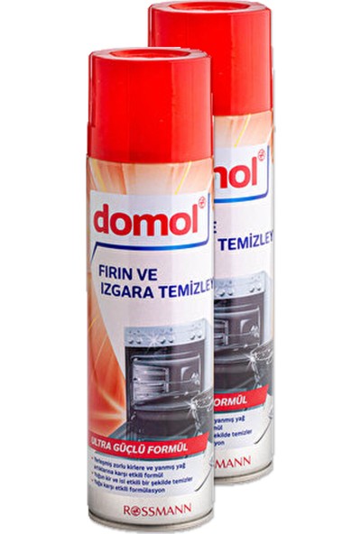 Domol Fırın Izgara Temizleyici Köpük 500 ml x 2 Adet