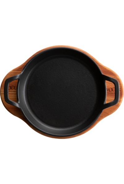 Voeux L'amour Yuvarlak Döküm Sahan 22 cm Kırmızı ve Nihalesi