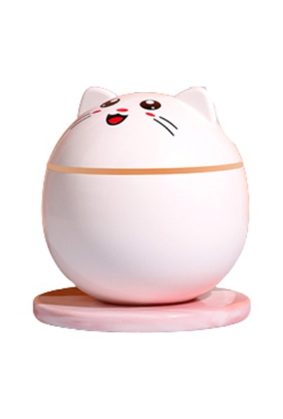 Iznik Red USB Küçük Şanslı Kedi Odası Hava Nemlendirici (Yurt Dışından)