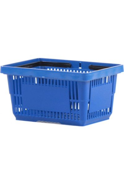 Rafburada® 22 Lt Taşıma Kapasiteli Plastik Alışveriş El Sepeti