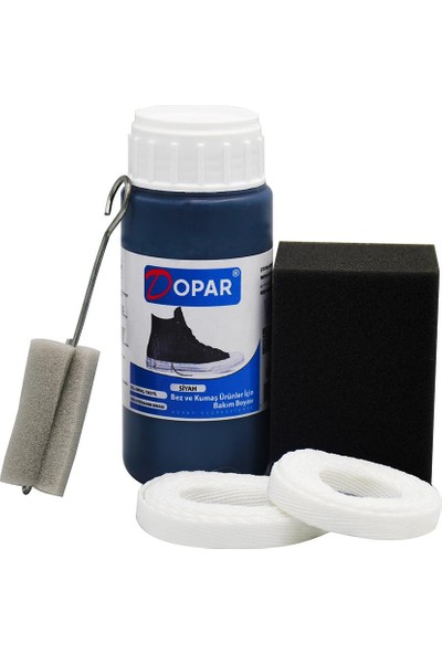 Dopar Siyah Bez ve Kumaş Ayakkabı Boyası 100 ml Dopar Siyah Bez ve Kumaş Ayakkabı Boyası 100 ml