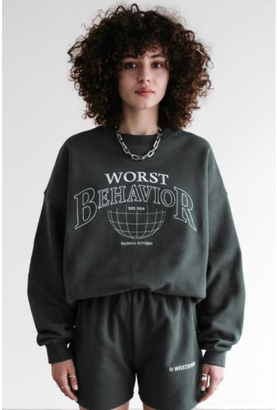 Madmext Füme Kadın Şort Takımı MG1170