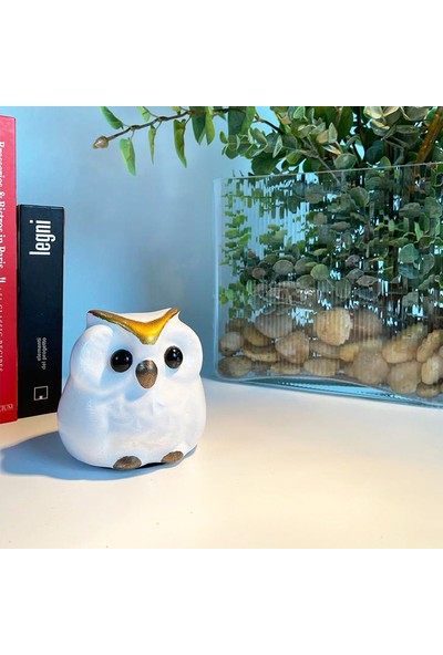 Dedo Dekoratif Obje Beton Baykuş Obje Dedo Dekoratif Obje Beton Baykuş Obje