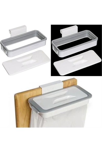 Homecare 12+2 Adet Mutfak Banyo Kapaklı Çöp Poşeti Tutucu 711531