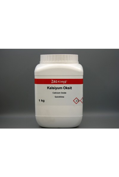 Zag Kimya Kalsiyum Oksit %95 Chem Pure 1kg Zag Kimya Kalsiyum Oksit %95 Chem Pure 1kg