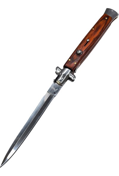 Vasque - 33 cm Ahşap Kabze Paslanmaz Çelik Italy Çakıı - Kılıf Hediyeli Vasque - 33 cm Ahşap Kabze Paslanmaz Çelik Italy Çakıı - Kılıf Hediyeli