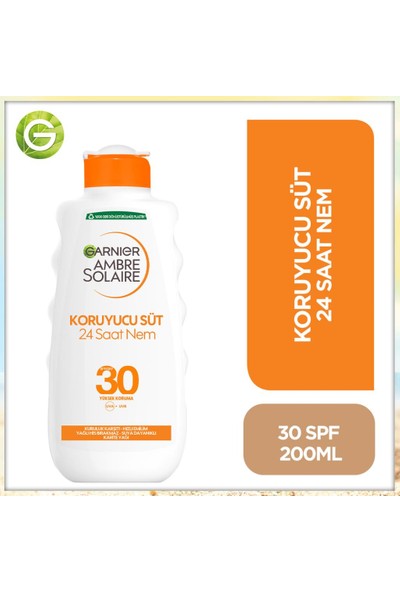 Garnier Ambre Solaire Koruyucu Süt GKF30 200ML Garnier Ambre Solaire Koruyucu Süt GKF30 200ML