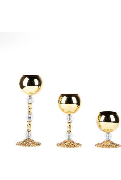 Sefa Şirinler Büyük Makaralı Şamdan Gold