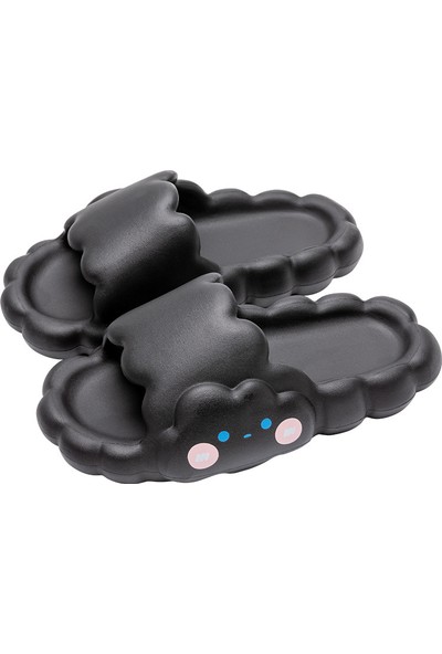 Ruihe Bulut Formunda Plastik Terlik 38 - Siyah (Yurt Dışından) Ruihe Bulut Formunda Plastik Terlik 38 - Siyah (Yurt Dışından)
