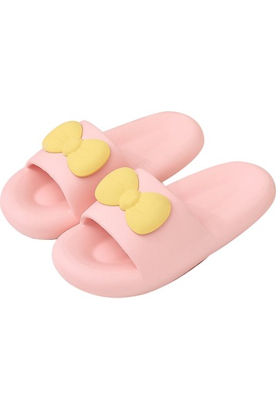 Ruihe Fiyonklu Kadın Terlik 36 - Pembe (Yurt Dışından)