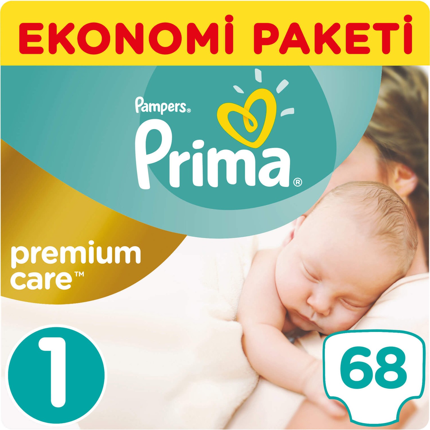 Prima Bebek Bezi Premium Care 1 Beden Yenidoğan 68 Adet Fiyatı