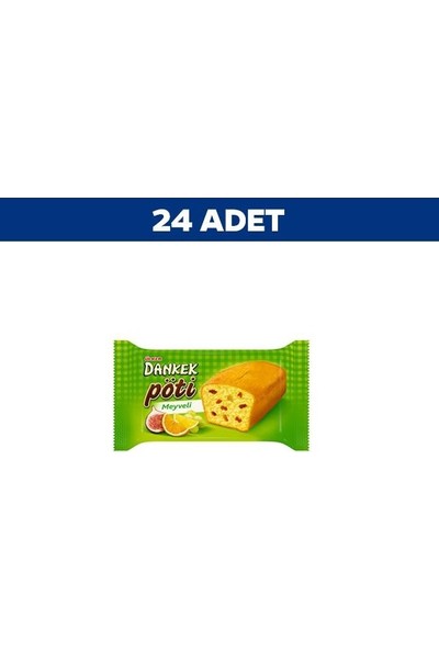 Ülker Dankek Pötikek Meyveli Kek 35 gr x 24'lü Ülker Dankek Pötikek Meyveli Kek 35 gr x 24'lü