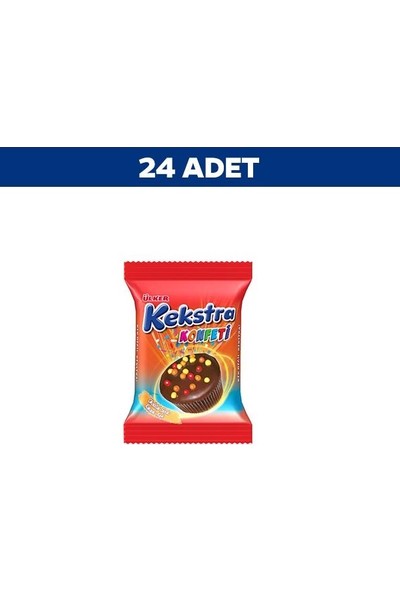 Ülker Kekstra Konfeti Kek 38 gr x 24'lü