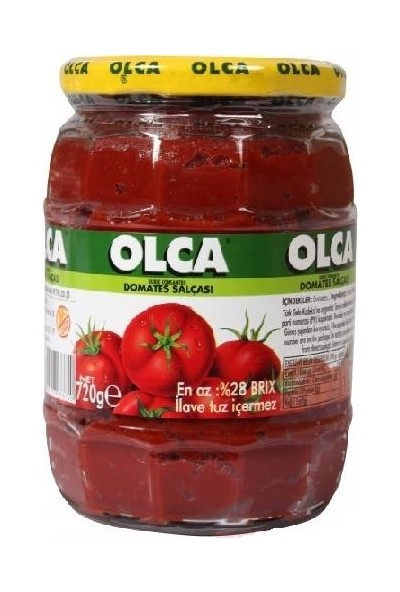 Olca Domates Salçası (Cam) 720 Gr Olca Domates Salçası (Cam) 720 Gr