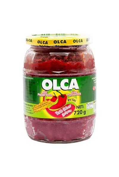 Olca Tatlı Biber Salçası (Cam) 720 gr