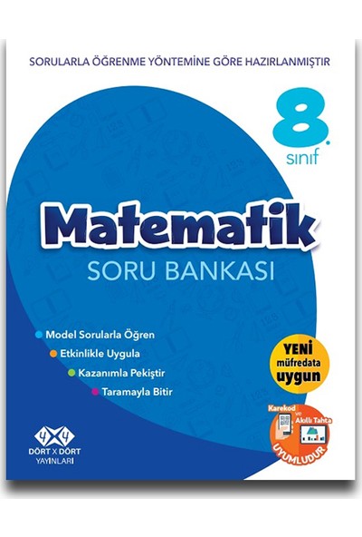 4x4 8. Sınıf Matematik Soru Bankası
