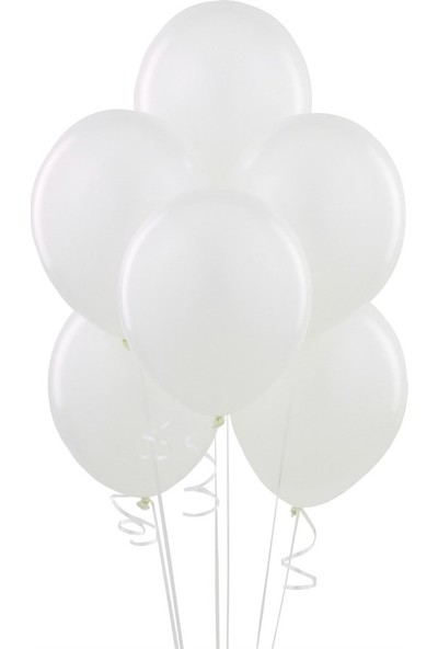 Party Shop Beyaz Balon 20´li Paket