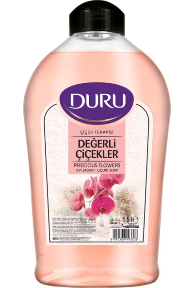 Duru Çiçek Terapisi Değerli Çiçekler Sıvı Sabun 1.5 lt Duru Çiçek Terapisi Değerli Çiçekler Sıvı Sabun 1.5 lt