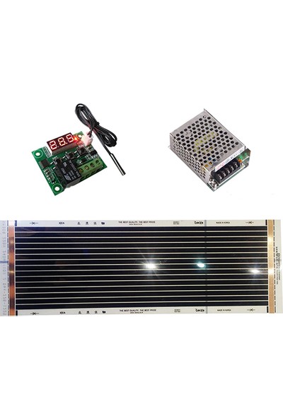 Termostat + 25X80 + 12 Volt Adaptör Termostat + 25X80 + 12 Volt Adaptör
