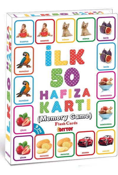 Diytoy İlk 50 Hafıza Kartı Memory Game Diytoy İlk 50 Hafıza Kartı Memory Game
