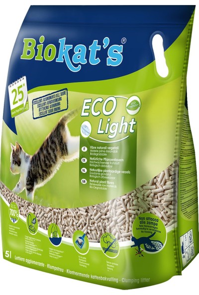 Biokat'S Eco Light Pelet Kedi Kumu 2,90Kg (5Lt)