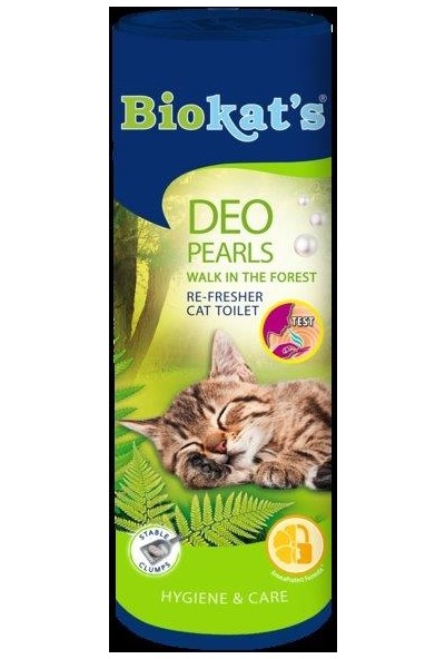 Biokat’s Kedi Kumu Parfümü Deo Pearls Orman 700 gr Biokat’s Kedi Kumu Parfümü Deo Pearls Orman 700 gr