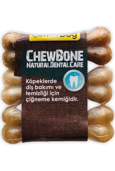 Gimdog Mordimi Press kemik 50 gr - 9cm 3 lü Naturel
